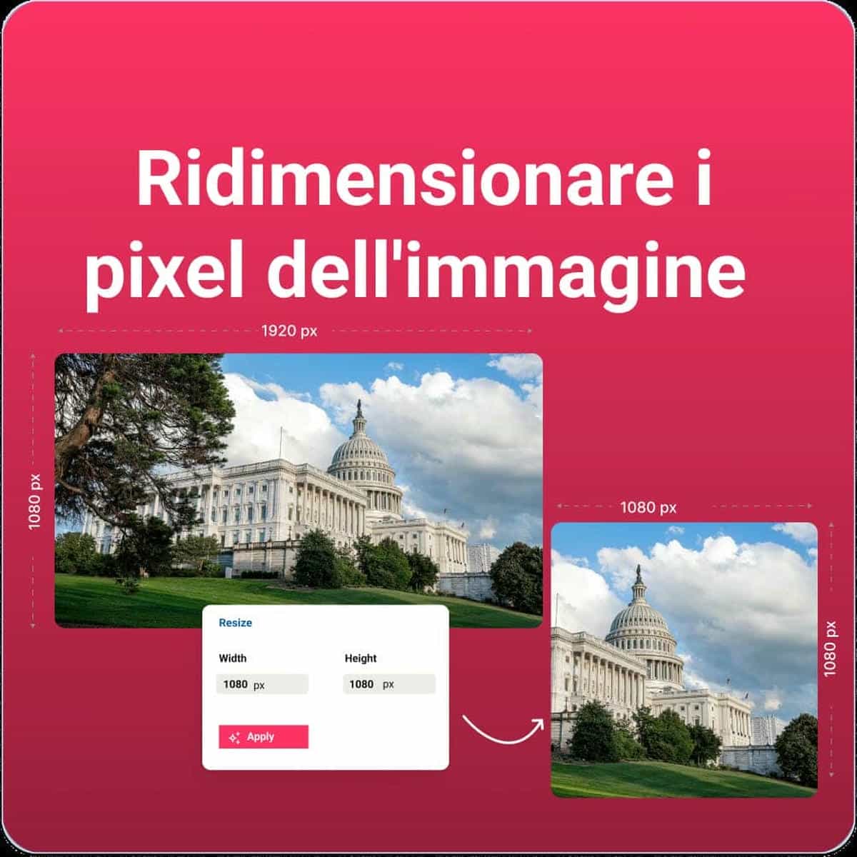 Cambiare pixel immagine online - Pixel Resizer Gratis e Sicuro